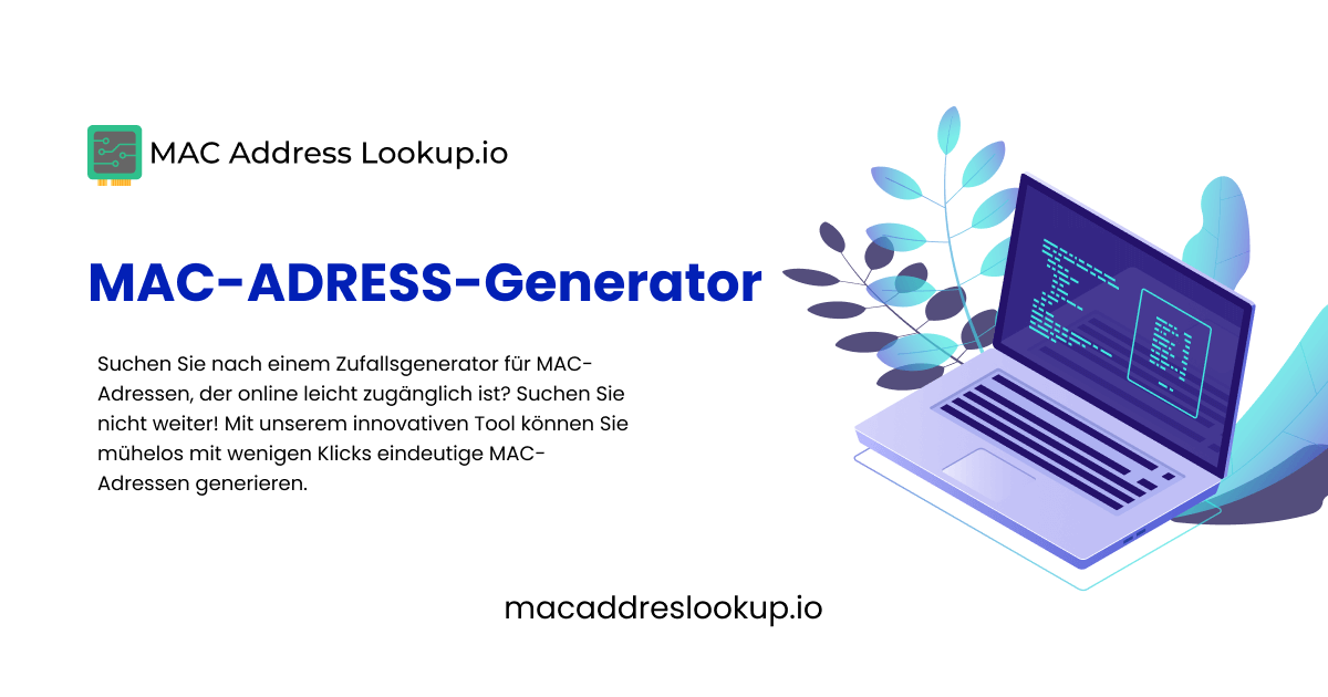 Online MAC Adresse Generator – Zufällige MAC-Adresse