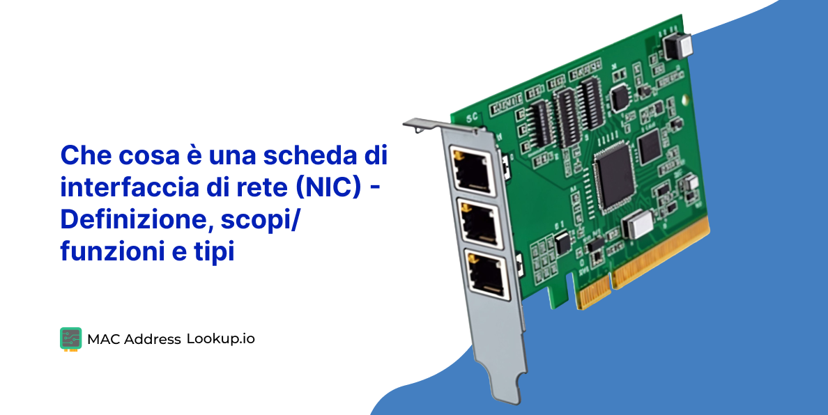 Che cosa è una scheda di interfaccia di rete (NIC)? Definizione ...